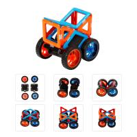 China 70-Piece Geometric Magnetic Building Blocks Set with 15 Shapes - Educational Cognitive Toy for Early Childhood Development for sale