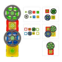 China 70-Piece Geometric Magnetic Building Blocks Set with 15 Shapes - Educational Cognitive Toy for Early Childhood Development for sale