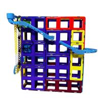 China Creative Magnetic Tiles Track for Race Car 3D Construction Building Blocks with Multiple Configurations for sale