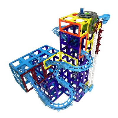China Creative Magnetic Building Track Set with Toy Car Tracks - OEM ODM Educational STEM Toy for Children Ages 3+ for sale