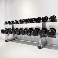 China Gym Weight Storage Double-layer 10 Pair Dumbbell Rack for sale