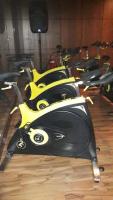 China Life Fitness Commercial Spin Bikes Gym Machine Transmitting Type Imported Belt for sale