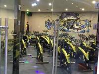 China Life Fitness Commercial Spin Bikes Gym Machine Transmitting Type Imported Belt for sale