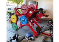 China 188kg Hammer Strength Plate Body Fitness Equipment , 45° Linear Leg Press Machine for sale