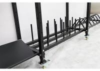 China Gym Weight Bench Rack Black Q235 Dumbbell Plate Loaded Kettlebell for sale