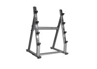 China 4 Pairs Weight Bench Rack Barbell Holder Three Layers Electrostatic Spraying for sale