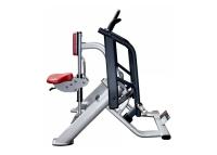 China Black Tube Hammer Strength Gym Equipment Seated Rowing Machine for sale