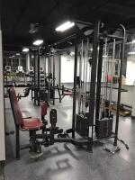 China Custom Station Multi Gym Equipment Commercial Three Layers Electrostatic Spraying for sale