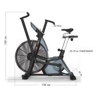 China LCD Indoor Air Cycling Assault Bike With Chain Structure for sale