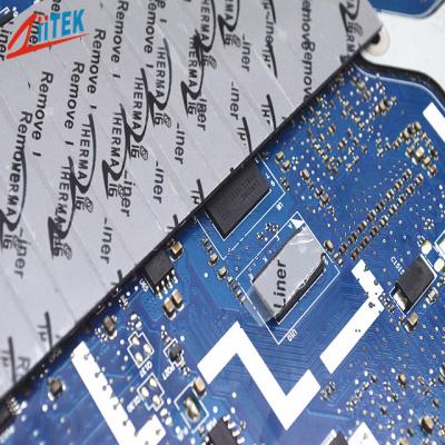 China Grey Color 3.0W/MK Thermal Gap Pad 0.5mmT For LED Power Supply for sale