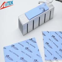 China Blue RoHS Compliant Thermal Conductive Gap Pad 3.2W/M-K For Power Supply for sale