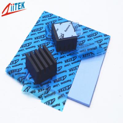 China 3.0W/Mk High Effective Silicone Gap Filler Pad CPU Pad Blue Color For Power Supply for sale