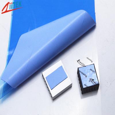 China Fiberglass Reinforced Dielectric Constant 7.0MHz CPU Silicone Thermal Pad For 5G Base Station & Infrastructure for sale