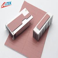China 3.5mmT Naturally Tacky Needing No Further Adhesive Silicone Pads For CPU for sale