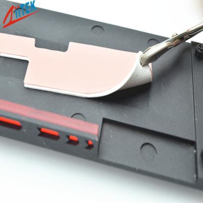 China Pink/White Good Thermal Conductive Thermal Pad for Audio and Video Components for sale