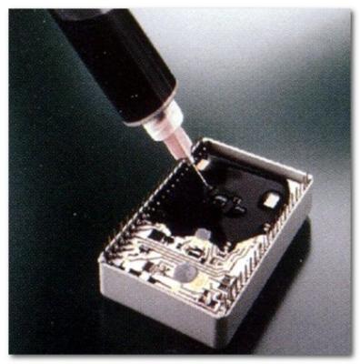 China TIE TM380-25 Epoxy Potting Compound with 2.5 W/mK Thermal Conductivity and 92 Shore A Hardness for Electronics for sale