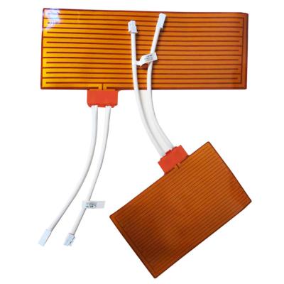 China Kheat Ultra Soft PI Film Heater 0.1-0.52mm Thickness for Communication Security Systems with 1-220V Operation for sale