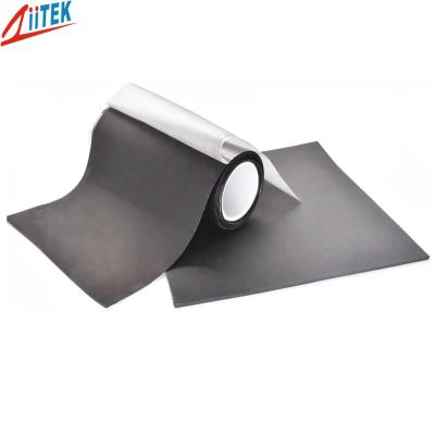 China TIS300 Conductive Silicone Material 65±5 Shore 00 Hardness with 2.0 W/mK Thermal Conductivity for EMI Shielding for sale