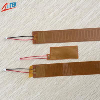 China Kheat PI-Polyimide Film Heater 0.1-0.52mm Thickness for Battery Systems with 300°C Operating Temperature for sale