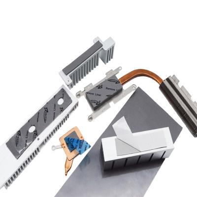 China Self-Adhesive Gray Thermal Silicone Conductive Pad 7.5W For AI Processors AI Servers Heat Dissipation for sale