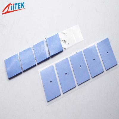 China Blue 4.0W Thermally Conductive Gap Filler Pads For AI Processors AI Servers for sale