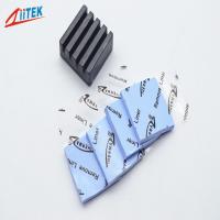 China Blue 4.0W Thermally Conductive Gap Filler Pads For AI Processors AI Servers for sale