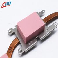 China Customizable 1.5W/Mk High-Temperature Silicone Flexible Thermal Pads With Self Adhesive For LED Lighting Heat Application for sale