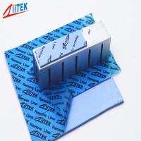 China Blue Heat Sink Thermal Pad 0.5-5.0mmT For 5G Artificial Intelligence for sale
