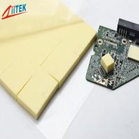 China CPU Thermal Pad Silicone Based Thermal Interface Material With Flame Retardant And 2.9 Grams Per Cubic Centimeter Density for sale