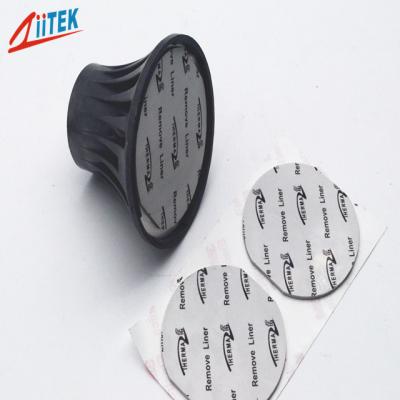 China Heat Sink Silicone Rubber Thermal Conductive Pad Thickness 0.25-5.0mm 1.25W/MK For AI Processors Cooling for sale