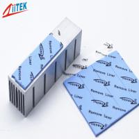 China TIF120-05E Ultra Soft Silicone Thermal Pad 1.5W/mK Blue - 35 Shore 00 Hardness for CPU Cooling for sale