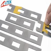 China TIR9110-A Series Gray Thermal Absorbing Material 40-60 Shore A Hardness 0.05-1.0mm Thickness for EMI/EMS Solutions for sale