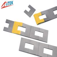 China TIR9110-A Series Gray Thermal Absorbing Material 40-60 Shore A Hardness 0.05-1.0mm Thickness for EMI/EMS Solutions for sale