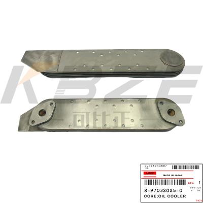 China HITACHI 8-97032025-0 EX100 EX120 EXCAVATOR 4P OIL COOLER CORE 8-94438354-1 FITS ISUZU 4BD1 4BG1 for sale