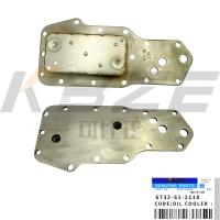 China 5P ENGINE OIL COOLER CORE FOR KOMATSU 4D102 6732-61-2110 CUMMINS 4BT EXCAVATOR ENGINE for sale