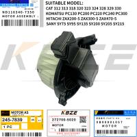 China 272700-5220 XB00001057 CAT KOMATSU SANY HITACHI EXCAVATOR AIRCOND BLOWER MOTOR FOR E320D PC-8 ZAX200-5G SY75 SY135 SY215C for sale