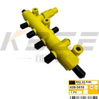 China CAT 320D 323D EXCAVATOR 438-3416 RAIL AS-FUEL 320D 323D FITS C6.4 C6.6 ENGINE for sale