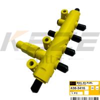 China CAT 320D 323D EXCAVATOR 438-3416 RAIL AS-FUEL 320D 323D FITS C6.4 C6.6 ENGINE for sale