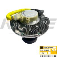 China KBZE 281-3588 2813588 CAT 3066 C6.4 DRIVE AS-FAN FITS E320D E321D E323D EXCAVATOR for sale
