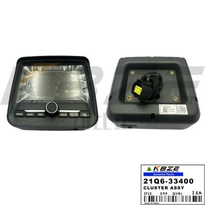 China HYUNDAI R-9 Cluster Assy 21Q6-33400 Monitor for R140-9 R210-9 R380-9 for sale