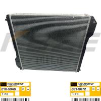 China KBZE BRANDS 301-9672 210-5948 CAT C4.4 RADIATOR FITS FOR 416E 420E 432E 444E BACKHOE LOADER for sale