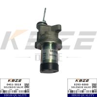 China 04513018 02938080 DEUTZ BF4M2012C ENGINE 12V FLAMEOUT SOLENOID FOR VOLVO EXCAVATOR for sale