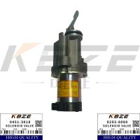 China 04513018 02938080 DEUTZ BF4M2012C ENGINE 12V FLAMEOUT SOLENOID FOR VOLVO EXCAVATOR for sale