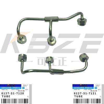 China S6D155-4 KOMATSU ENGINE 6127-51-7120 6127-51-7121 CAMSHAFT OIL PIPE for sale