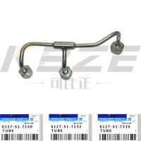 China CAMSHAFT OIL PIPE 6127-51-7130 KOMATSU S6D155-4 ENGINE 6127-51-7232 6127-51-7230 FOR D155A for sale