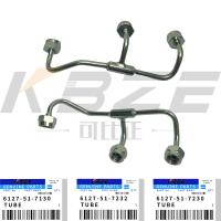 China CAMSHAFT OIL PIPE 6127-51-7130 KOMATSU S6D155-4 ENGINE 6127-51-7232 6127-51-7230 FOR D155A for sale