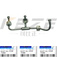 China CAMSHAFT OIL PIPE 6127-51-7130 KOMATSU S6D155-4 ENGINE 6127-51-7232 6127-51-7230 FOR D155A for sale