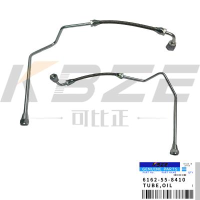 China 6162-55-8410 KOMATSU SAA6D170E-2 ENGINE 6162558410 TURBO OIL INLET PIPE FOR EXCAVATOR for sale