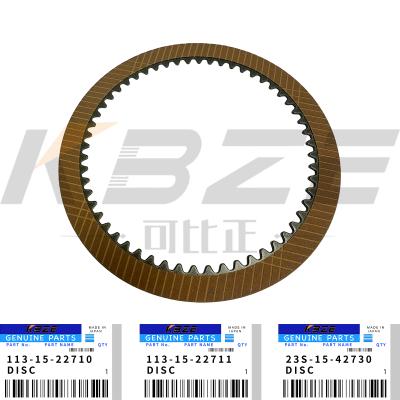 China KBZE 113-15-22711 KOMATSU 113-15-22710 23S-15-42730 FRICTION DISC FITS FOR D21 D31 WA40 GD505 GD605 GD663 for sale