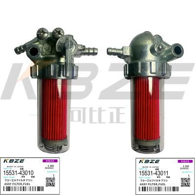 China KBZE 15531-43011 KUBOTA GA70 15531-43010 ASSY FILTER FUEL FITS FOR RC-15FD-2 CF-1800 for sale